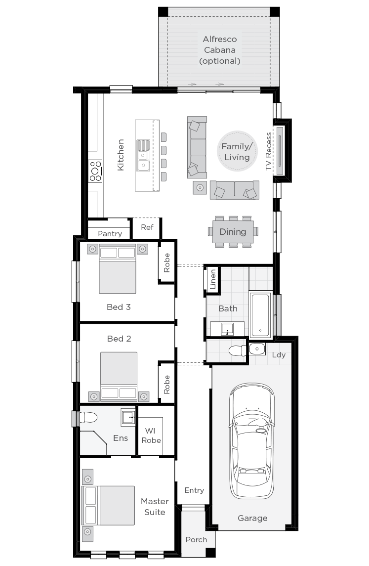Neumann Homes Hamilton Floor Plan