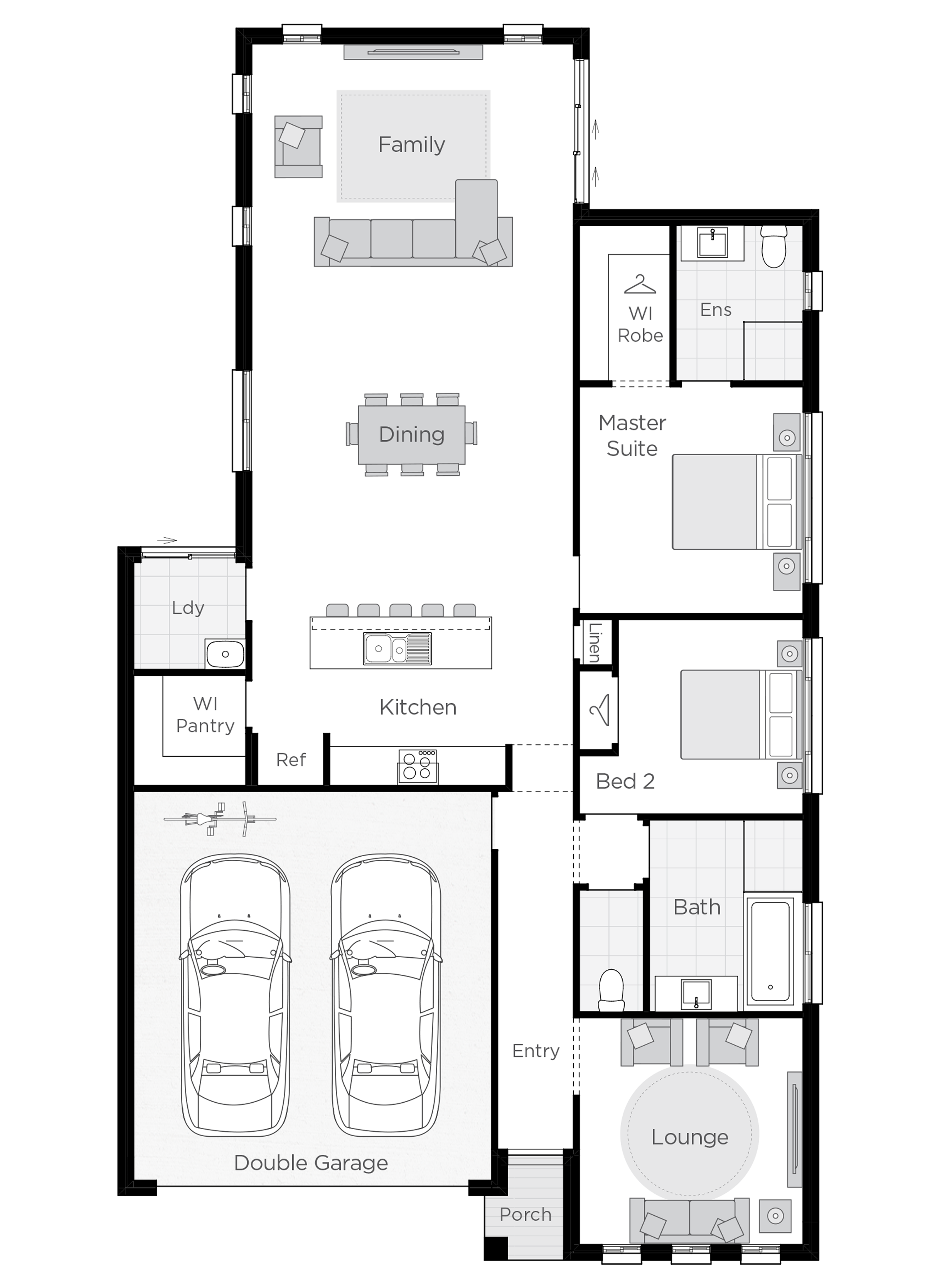 2 Bedroom House Plans | Wilson Homes
